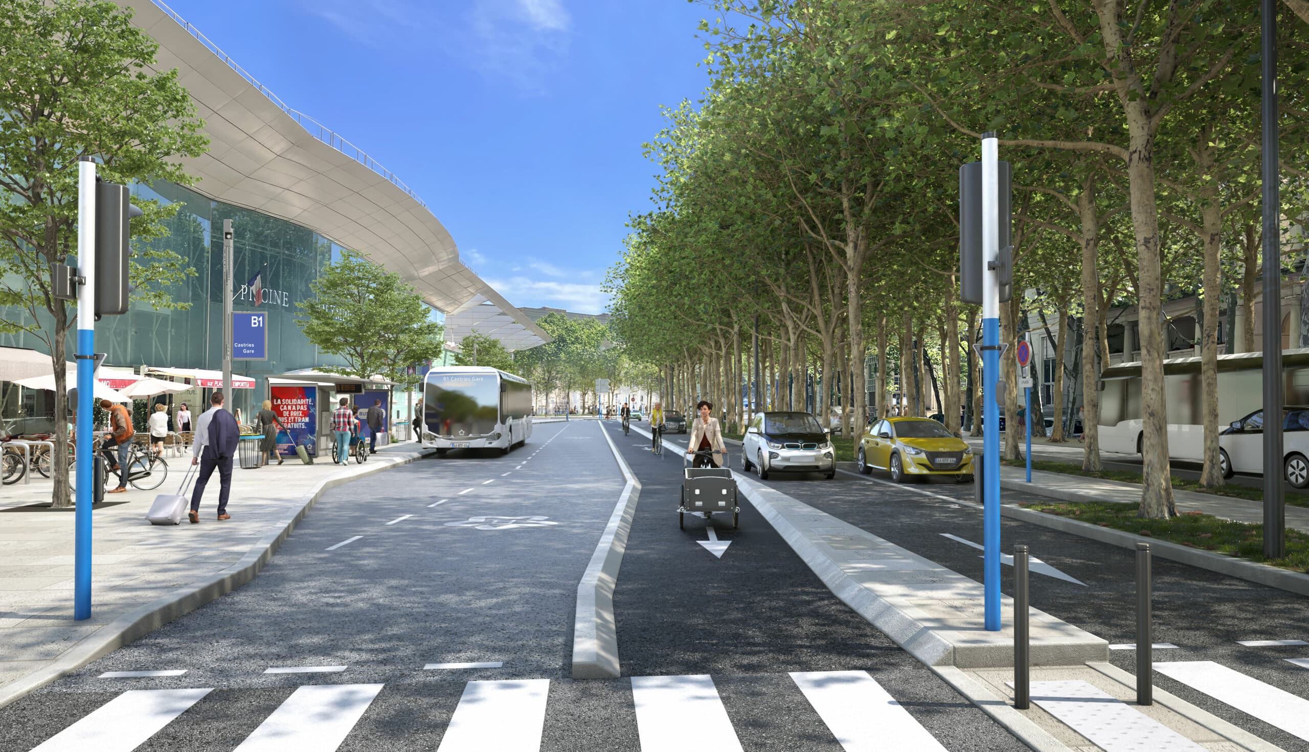 Bustram Montpellier | Lignes de bus express à haut niveau de service